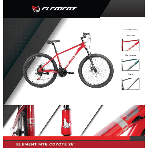 Jual Sepeda MTB Element Coyote 26 Inch | Shopee Indonesia