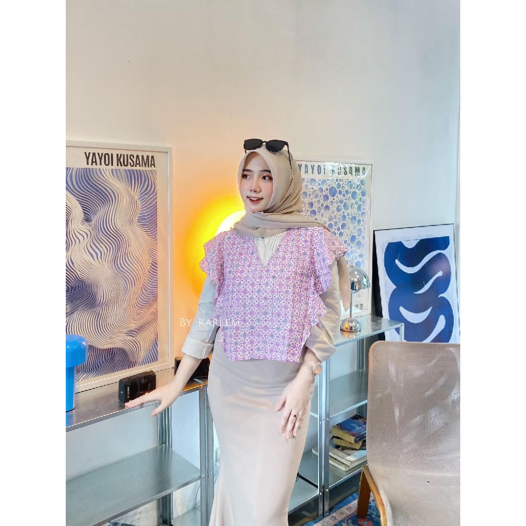 Jual Vest Batik Wanita Modern | Vlinder Vest | Outer Batik Kekinian ...