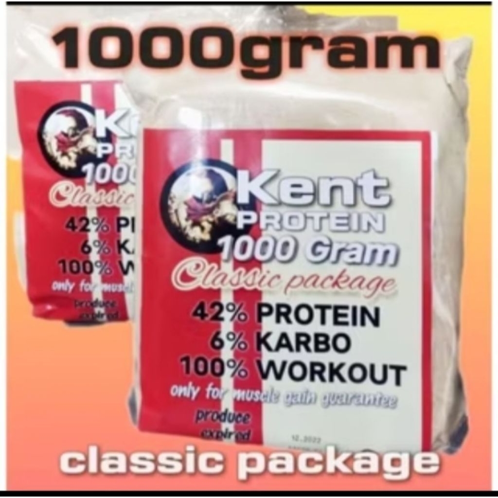 Jual Kent PROTEIN 1000 Gram Classic package | Shopee Indonesia
