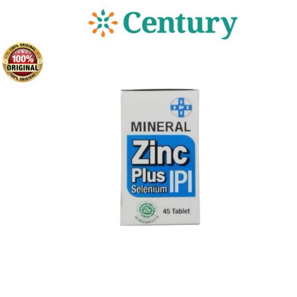 Jual IPI Mineral Zinc Plus Selenium 45 Tablet/MULTIVITAMIN | Shopee ...