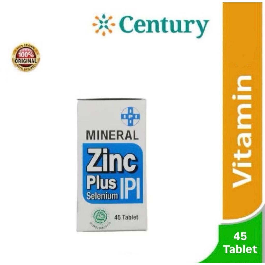 Jual IPI Mineral Zinc Plus Selenium 45 Tablet/MULTIVITAMIN | Shopee ...