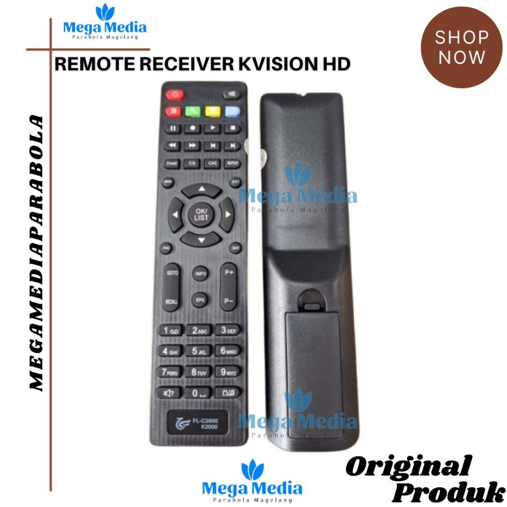 Jual Remote Receiver K-Vision BROMO C2000 K2000 Langsung Pakai Tanpa ...