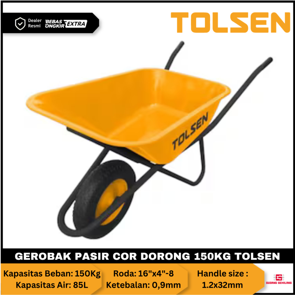 Jual Gerobak Dorong Pasir Cor Lory Trolly Gerobak Soromg Proyek ...