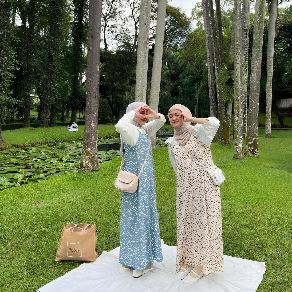 Jual OVERALL DRESS MOTIF / OVERALL DRESS MOTIF FLORAL KOREAN STYLE ...