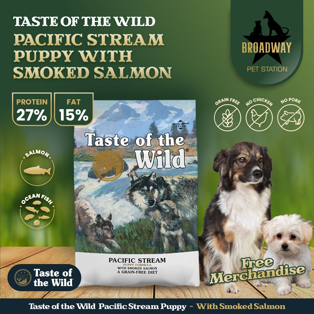 Jual Taste of The Wild Pacific Stream Puppy With Smoked Salmon 12,2 kg ...