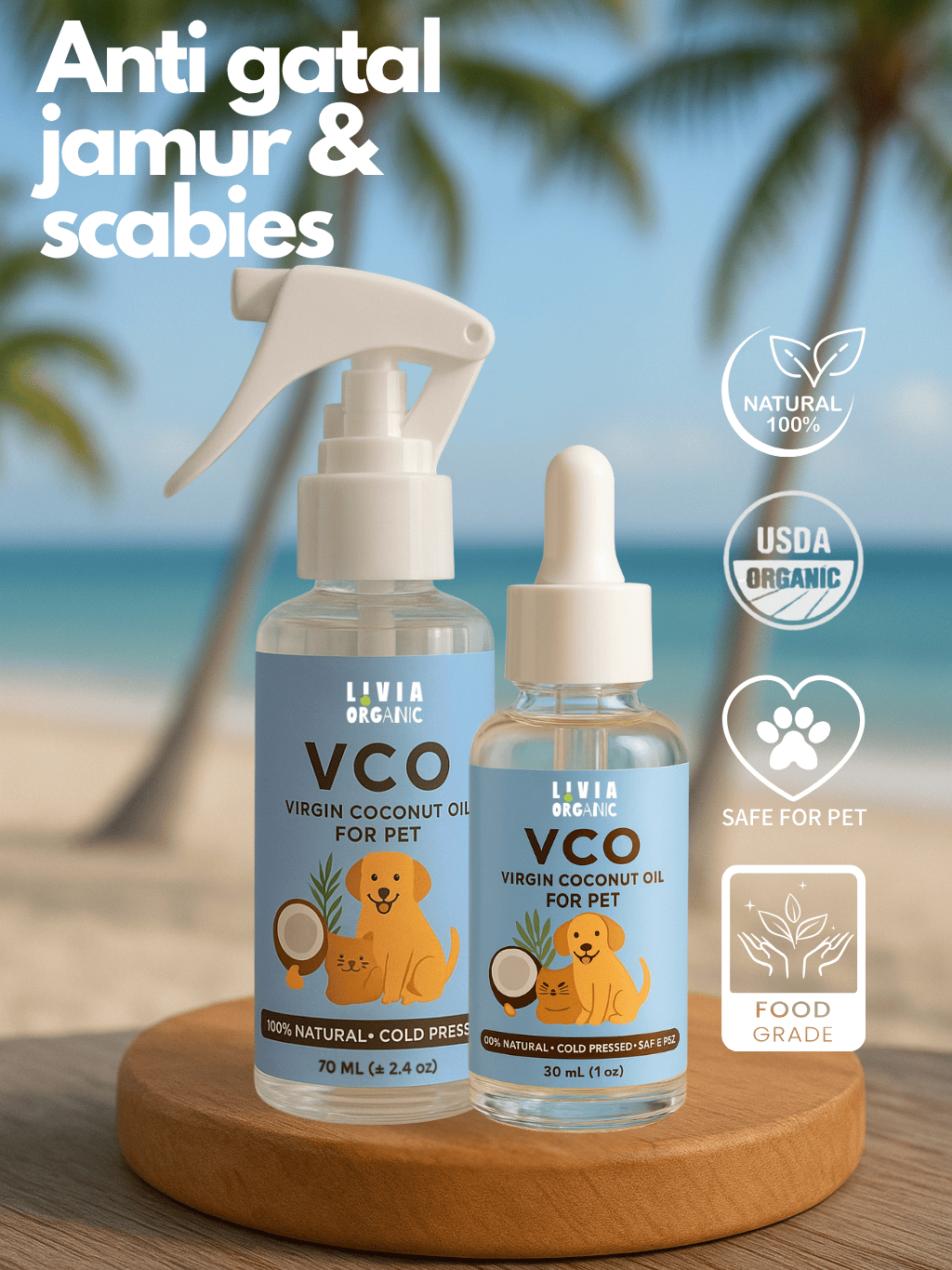 Jual Virgin Coconut Oil (VCO) Obat Jamur Gatal Scabies Luka Vitamin ...