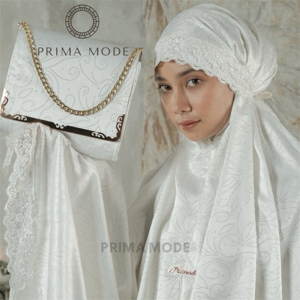 Jual PRIMA MODE - Mukena Dewasa Renda Brokat Silk 3in1 Aurora Series ...