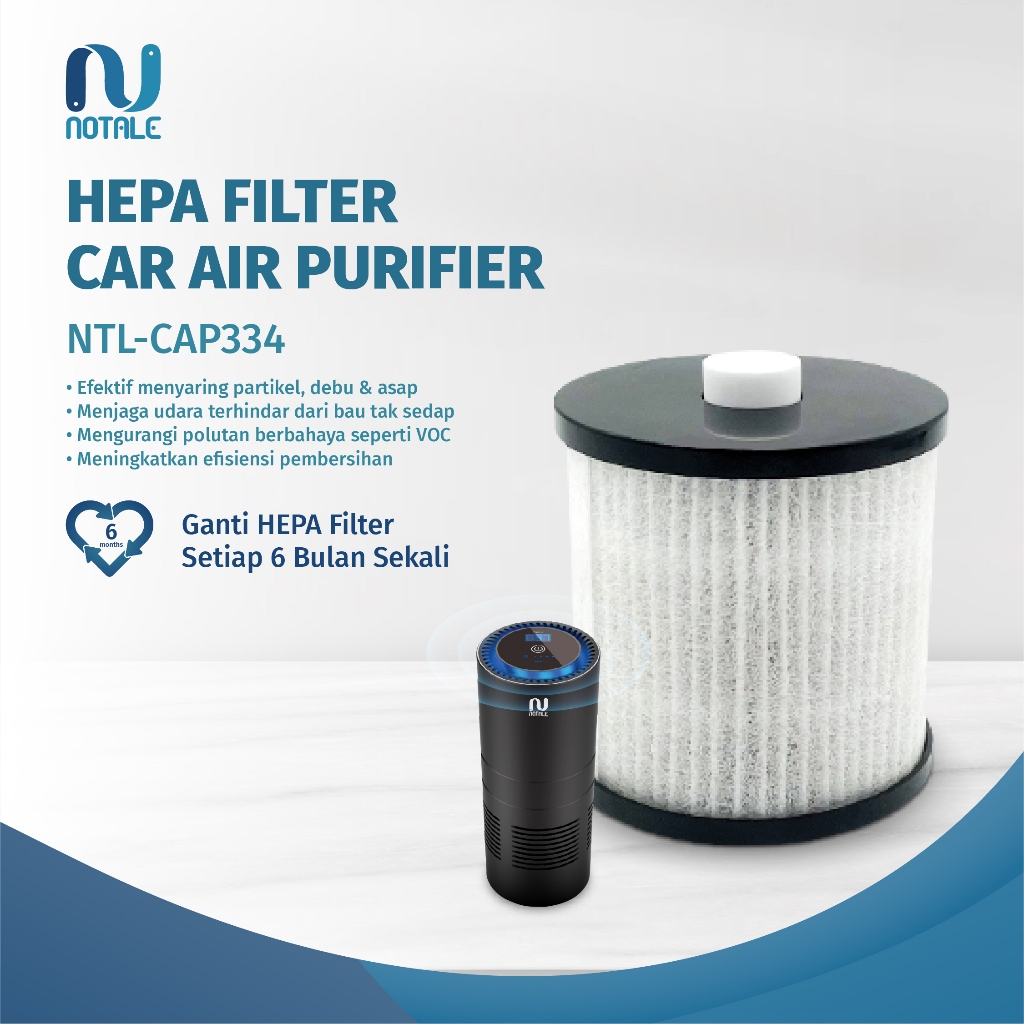 Jual Notale Replacement HEPA Filter Air Purifer Hepa Filter Car Air ...