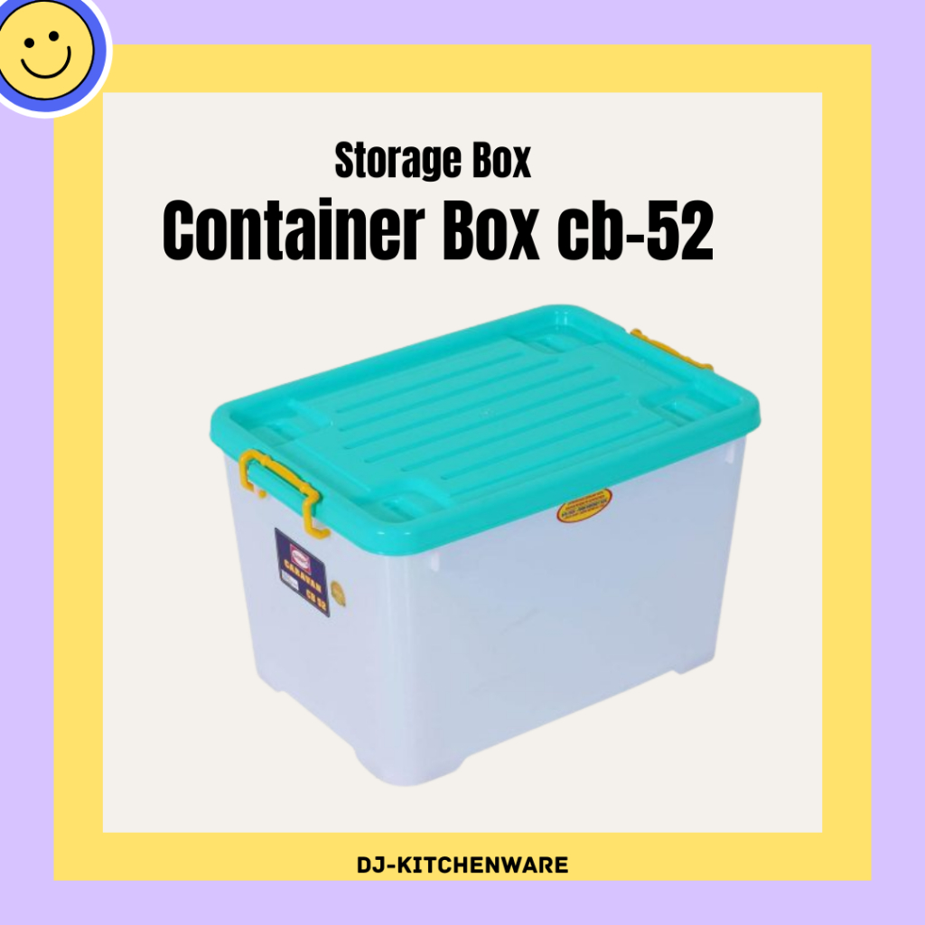 Jual BOX CONTAINER SHINPO CB 52 CARAVAN 52 Liter / Kontainer Plastik ...