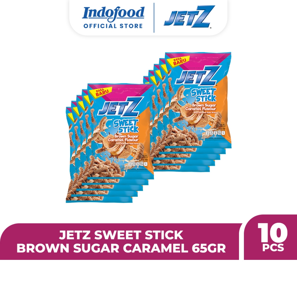 Jual 10 PCS - JetZ Sweet Stick Brown Sugar Caramel 65 Gr | Shopee Indonesia