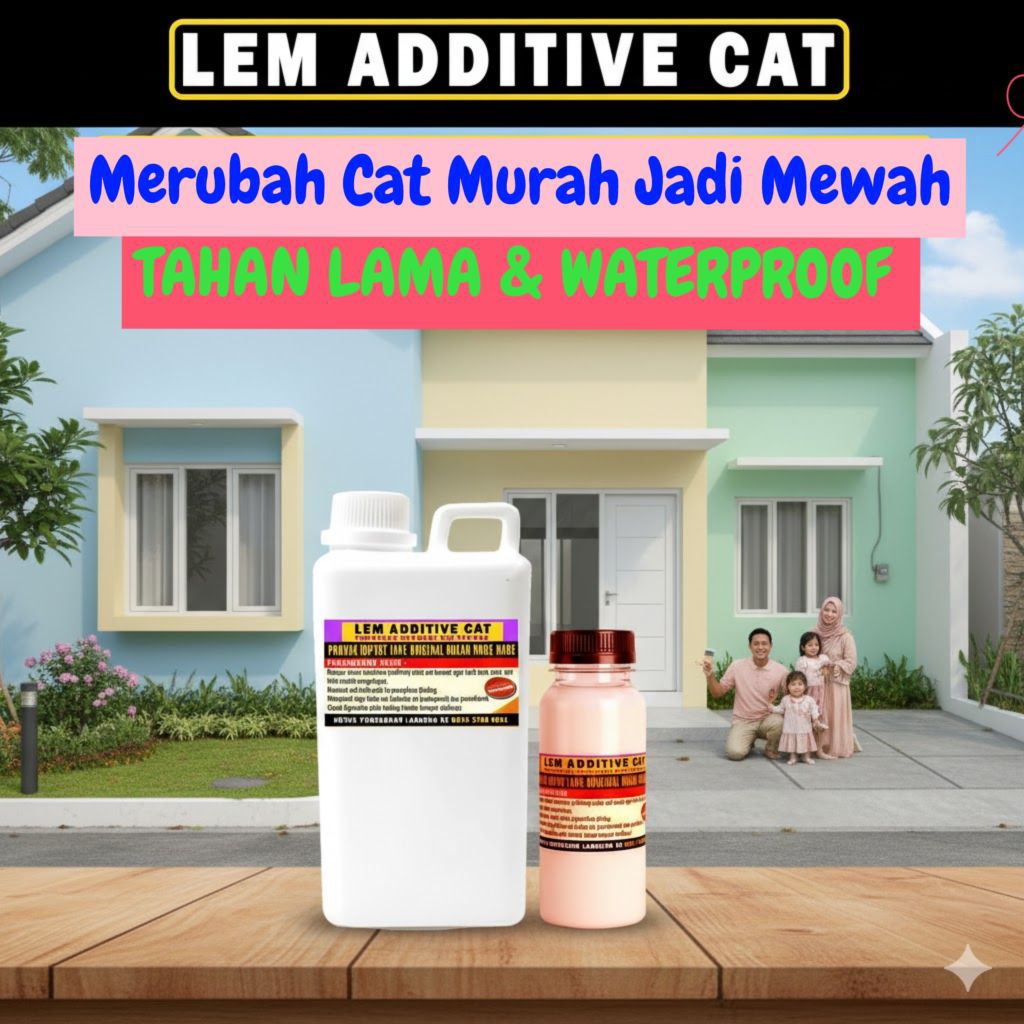 Jual Lem Penguat Cat Tembok 5 KG - Tersedia pula kemasan 1 KG dan 250 ...