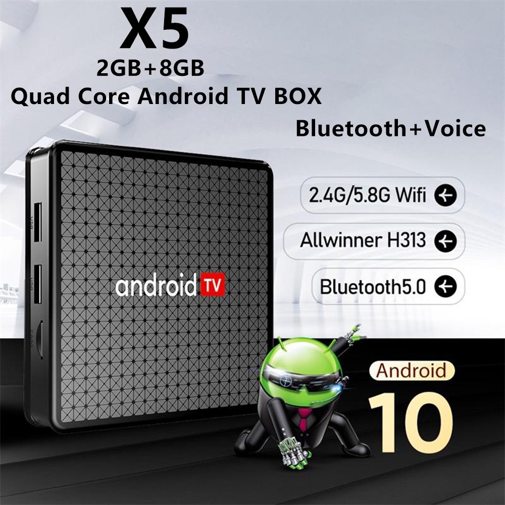 Jual Android Tv Box 4K X96Q Smart Tv X5 Box Android 10 Tv Box set up ...