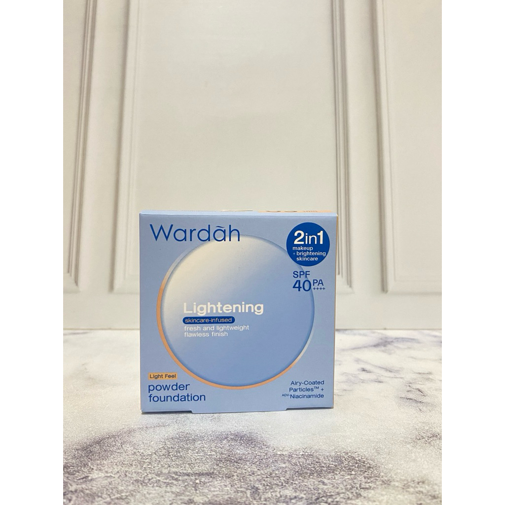 Jual Wardah Lightening Compact Powder Foundation SPF 40 shade Pink Fair ...