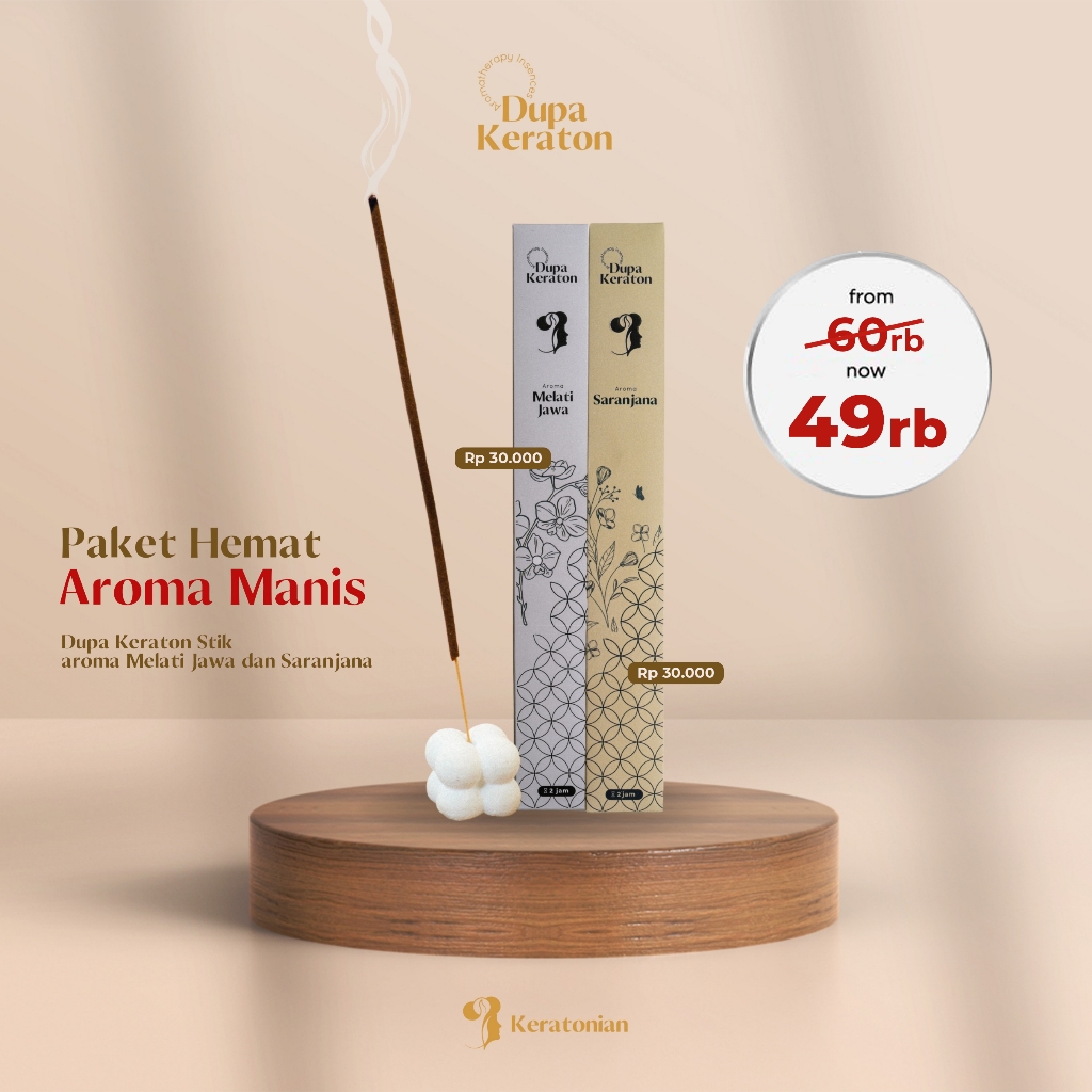 Jual Paket Murah Aroma Dupa Keraton Stik dan Kerucut - Dupa Aromaterapi ...