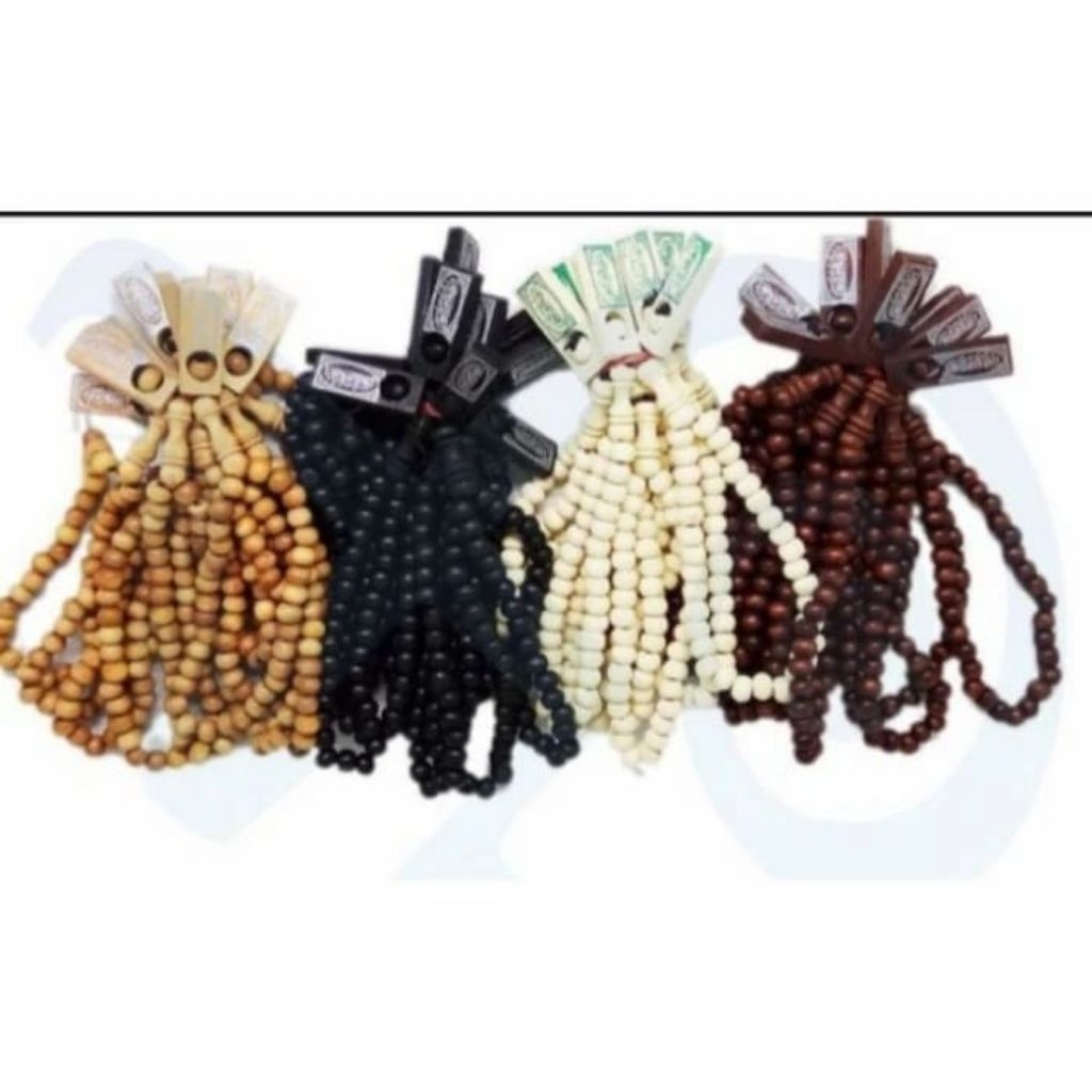 Jual tasbe kayu 33 butir isi 10pcs | Shopee Indonesia