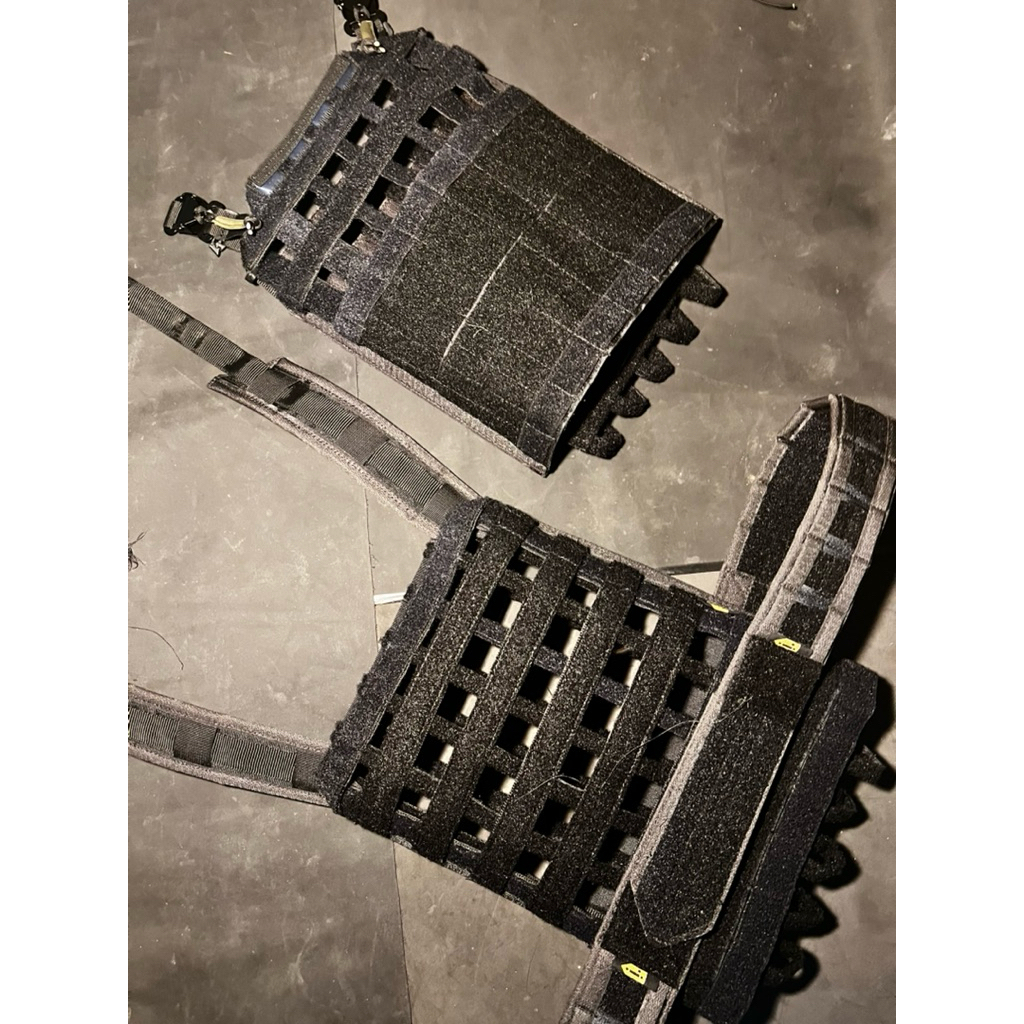 Jual IDR Prison Plate Carier with quick release set in solid black with ...