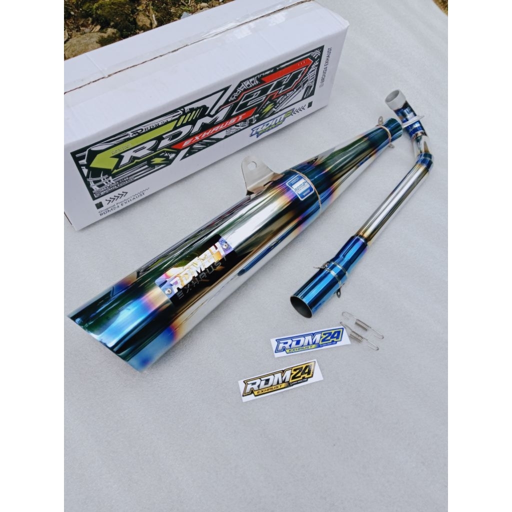 Jual Daeng sai4 Pipe canister conical open specs exhaust pipe for Wave ...