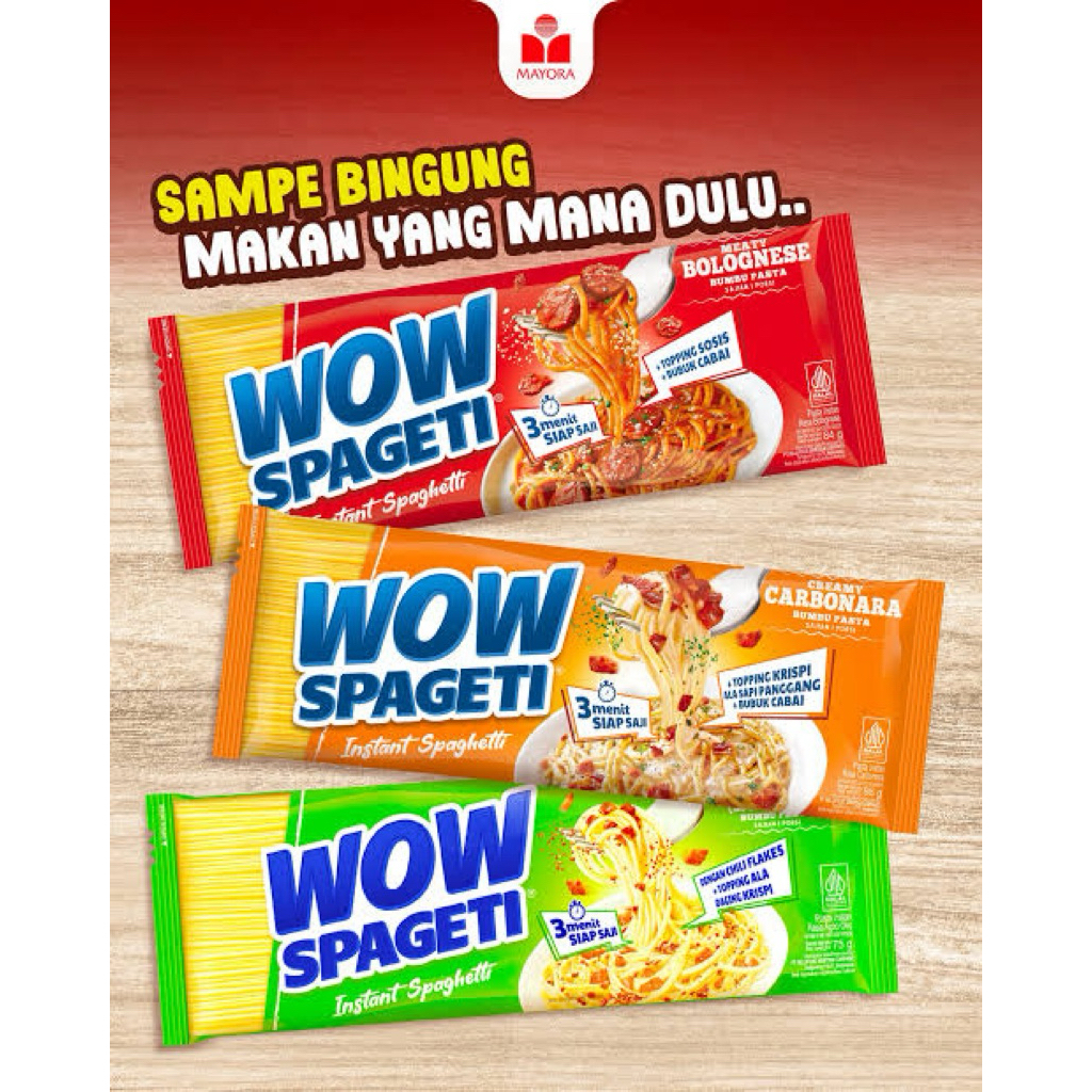 Jual Mie Wow Spaghetti Terlengkap & Harga Terbaru April 2026 | Shopee ...