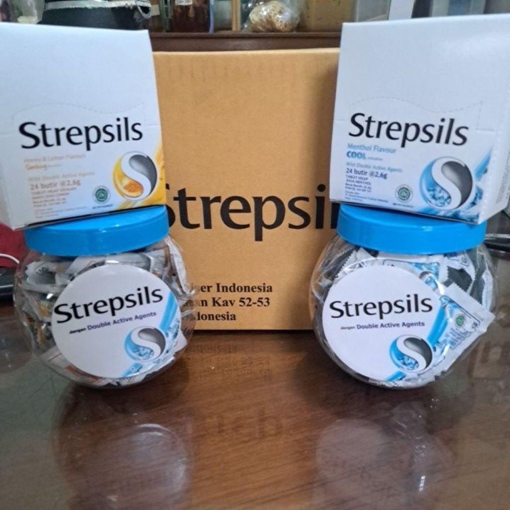 Jual strepsils permen pelega tenggorokan box dan toples | Shopee Indonesia