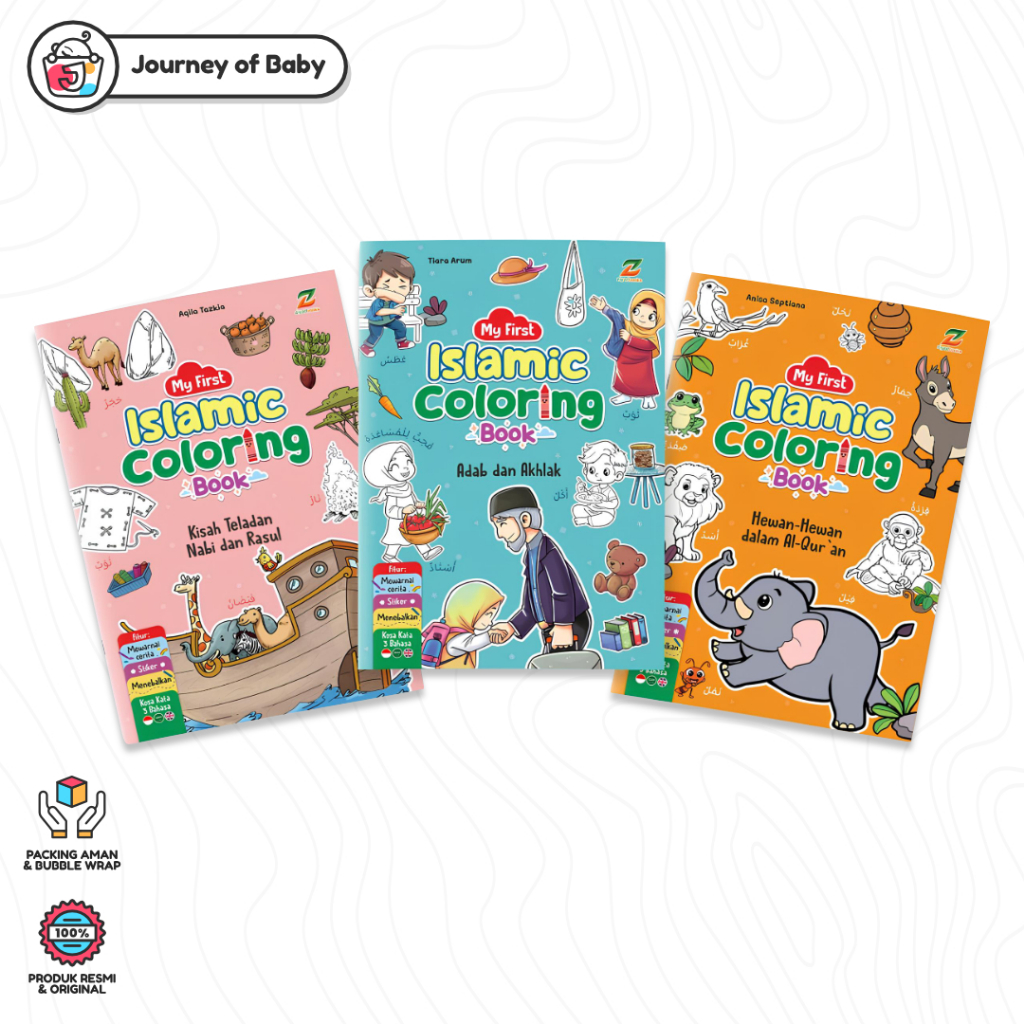 Jual My First Islamic Coloring Book. Buku Merwarnai untuk Anak Islami ...
