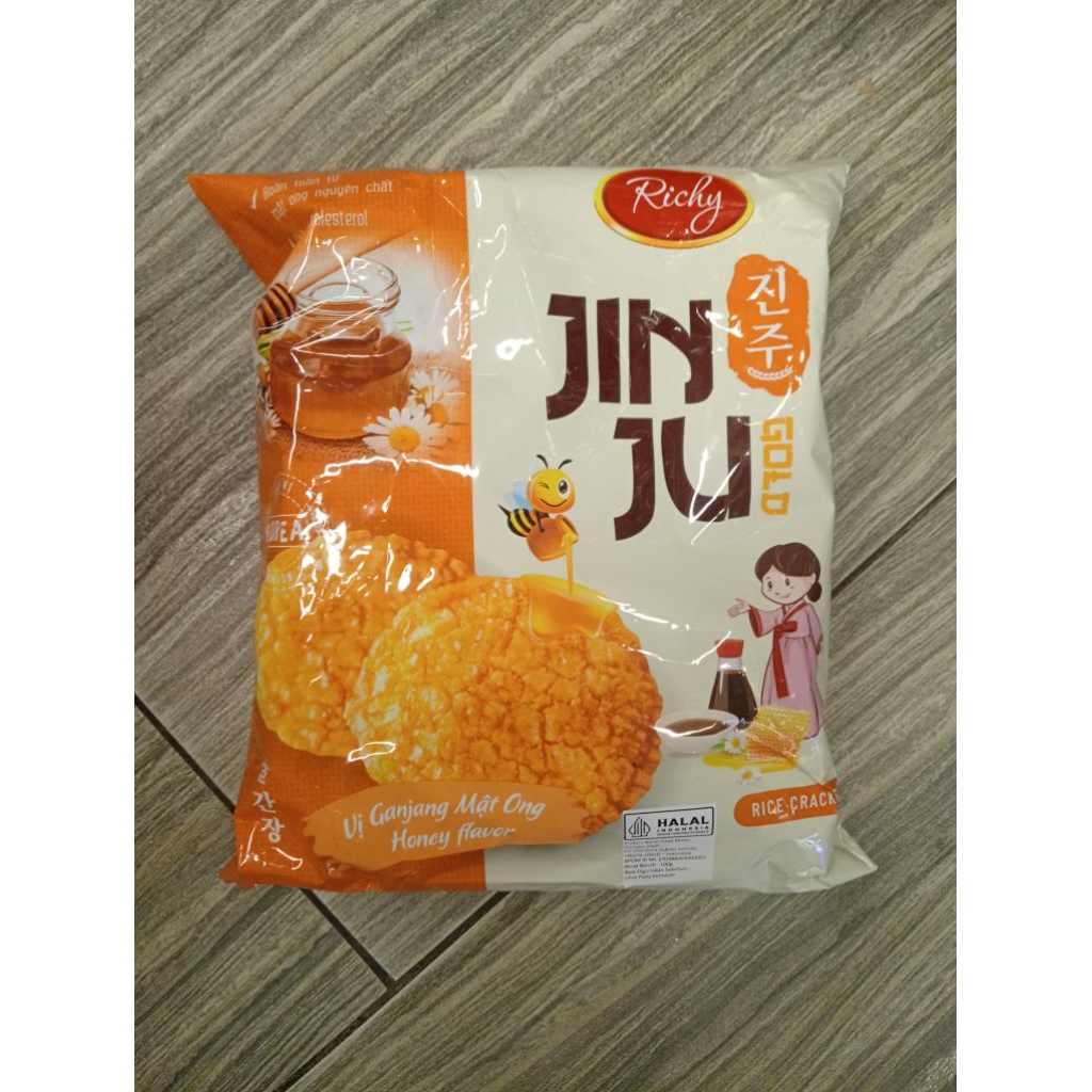 Jual Richy Jin Ju Rice Cracker Honey 100g | Shopee Indonesia