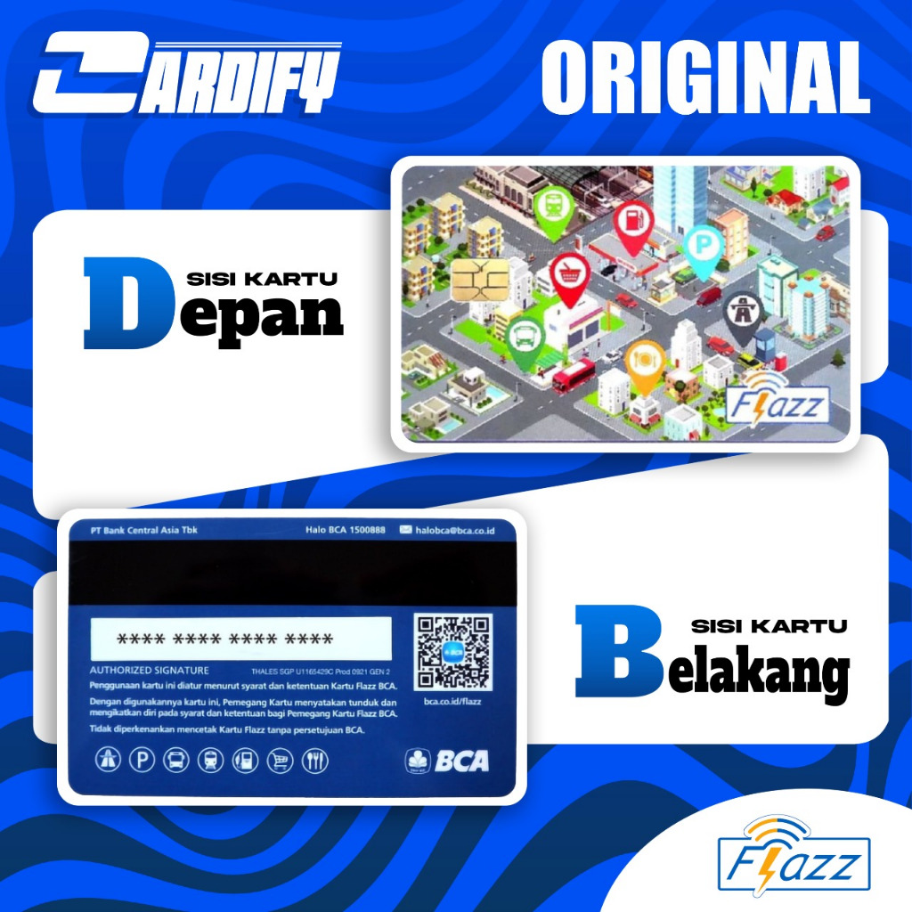 Jual Kartu Flazz BCA Gen 2 NFC Multifungsi | Flazz BCA Gen 2 | E-Toll ...