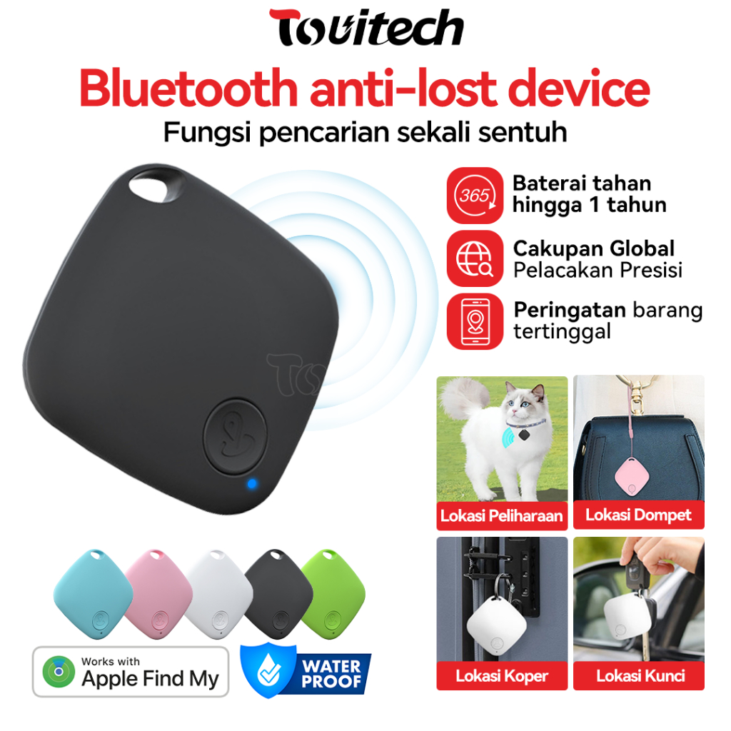 Jual TOUITECH GPS Apple Global Tracker iOS Support Only Smart Tag ...