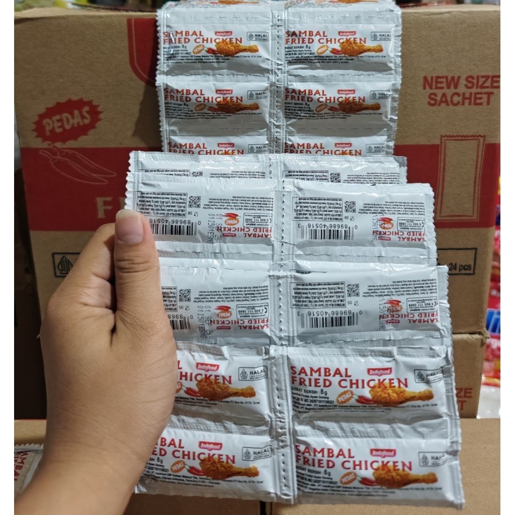 Jual Indofood Sambal Fried Chicken Sachet (1 Paket isi 48 pcs) | Shopee ...
