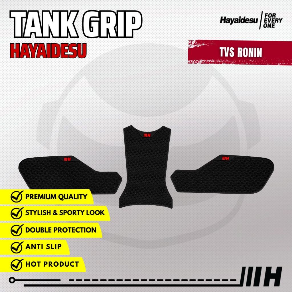 Jual Tank Pad & Tank Grip TVS RONIN - Piranha Skin Motive HAYAIDESU ...