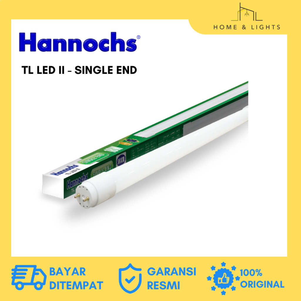 Jual Hannochs Lampu TL LED II Single End 9,18,30 dan 40 watt Cahaya ...