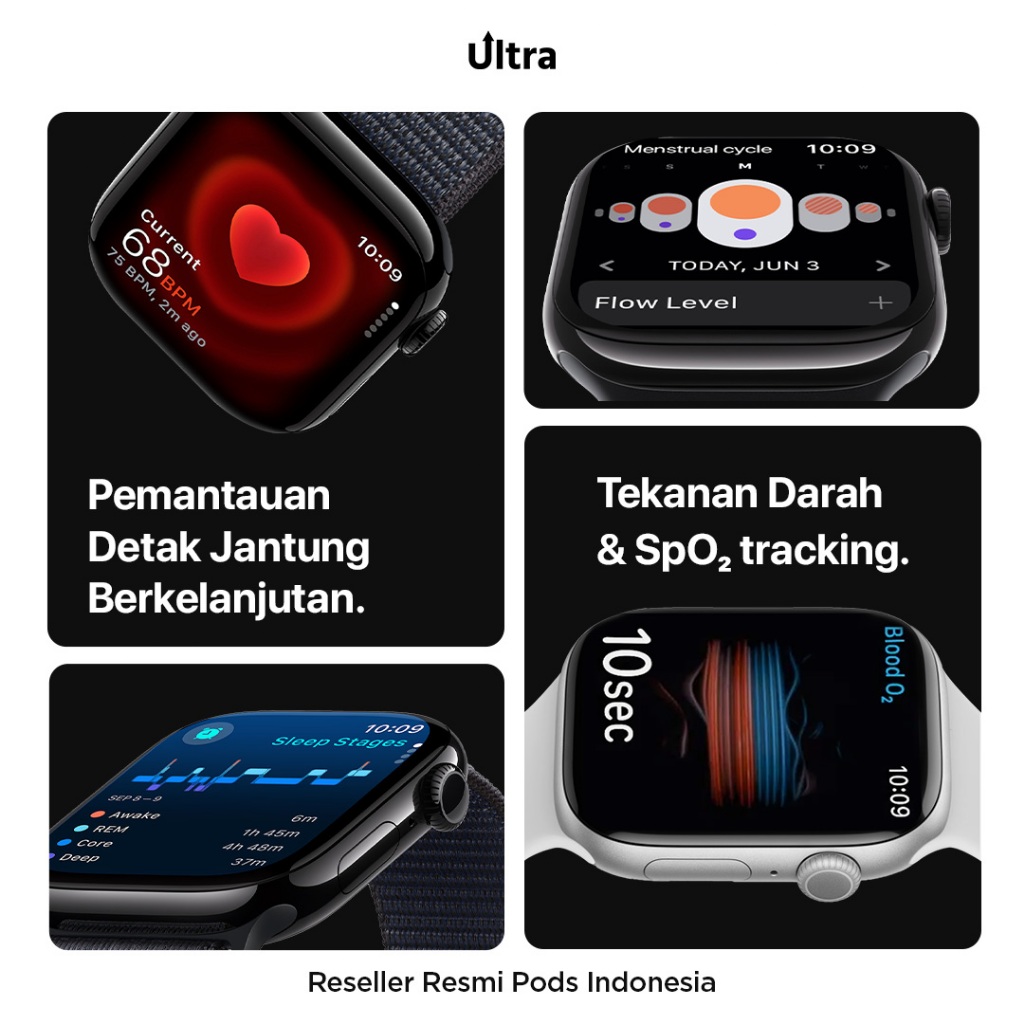 Jual [NEW RELEASE] UltraWatch Series 11 Mini Smartwatch 42mm Jam Tangan ...