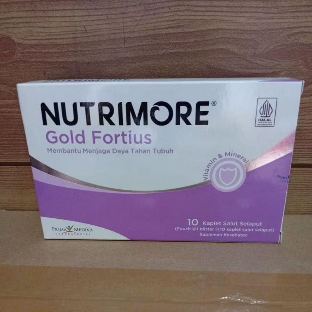 Jual NUTRIMORE GOLD FORTIUS BOX 10 TABLET | Shopee Indonesia