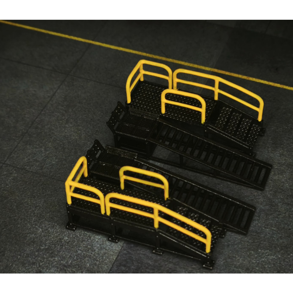 Jual 3D Receh Set Car Ramp Lift Ramp Ramp Mobil Skala 1/64 Aksesoris ...