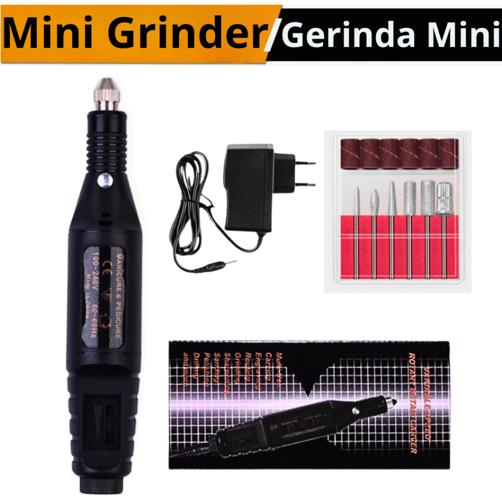 Jual Bor Mini Grinder Set 12V Mini Drill Ukir Grafir Gerinda Listrik ...