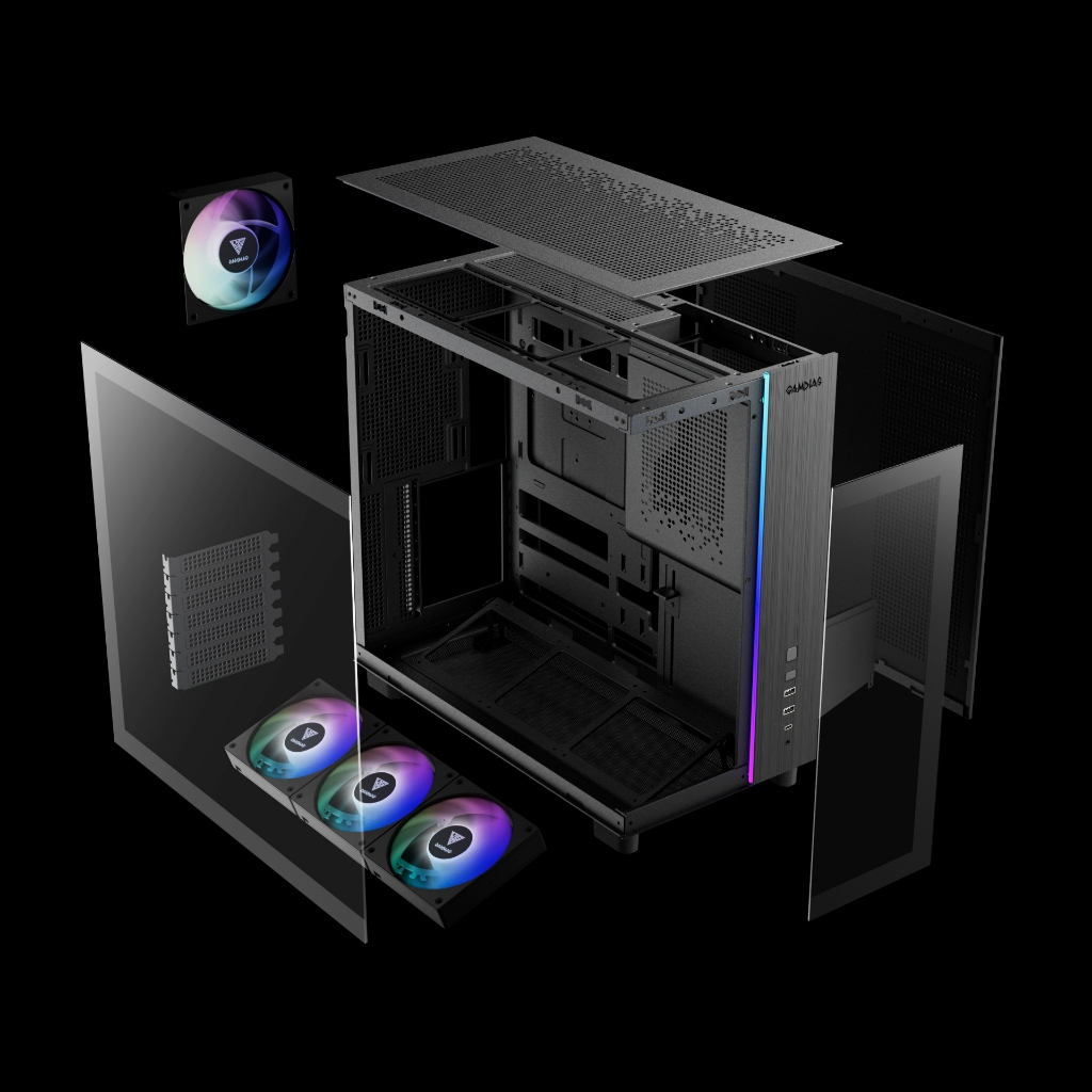 Jual Casing Gamdias ATLAS M4 | Mid Tower / ATX, Micro-ATX, Mini-ITX ...