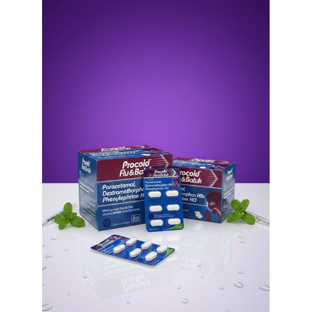 Jual PROCOLD FLU BATUK PE - 1 Box isi 24 Blister @6 tablet | Shopee ...