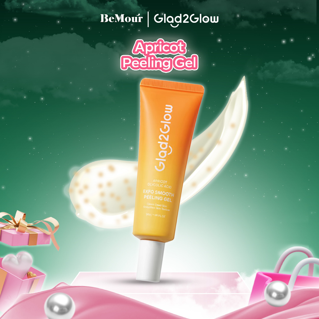 Jual GLAD2GLOW - APRICOT GLYCOLIC ACID EXFO SMOOTH PEELING GEL ( 50 g ...