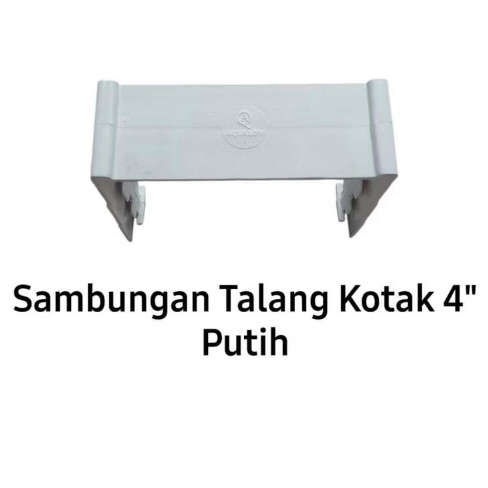 Jual Sambungan Talang Putih AQUALON / Sambungan U Pvc 4" Talang Air ...