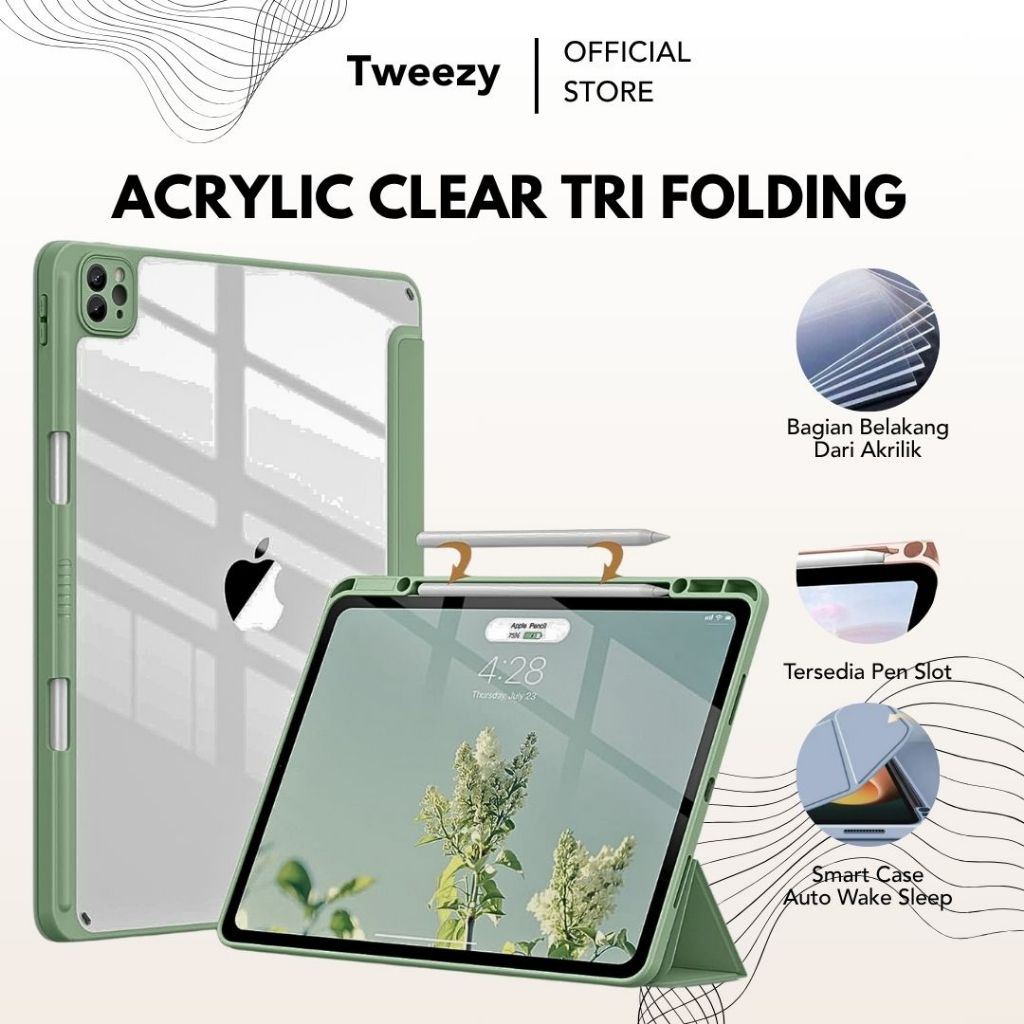 Jual Acrylic Case iPad A16 Gen 11/10/9/8/7 Air 1/2/3/4/5 Mini 6/7 Pro ...