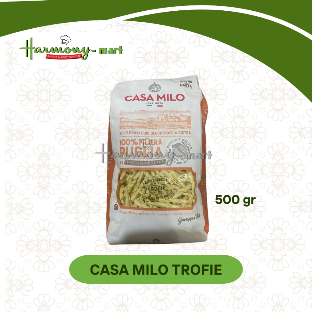 Jual CASA MILO Trofie / Pasta Puglia Italy / Pasta - 500gr | Shopee ...