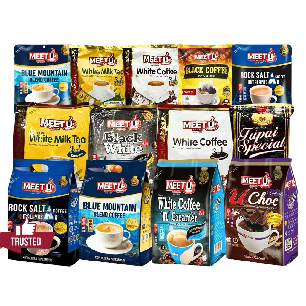Jual MEET U Coffee Kopi instant Malaysia / White Coffee | Shopee Indonesia