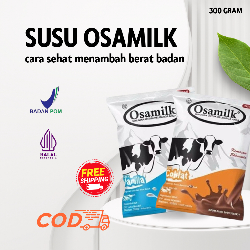 Jual Susu OSAMILK | Susu sehat untuk Program Penggemukan Badan | Shopee ...