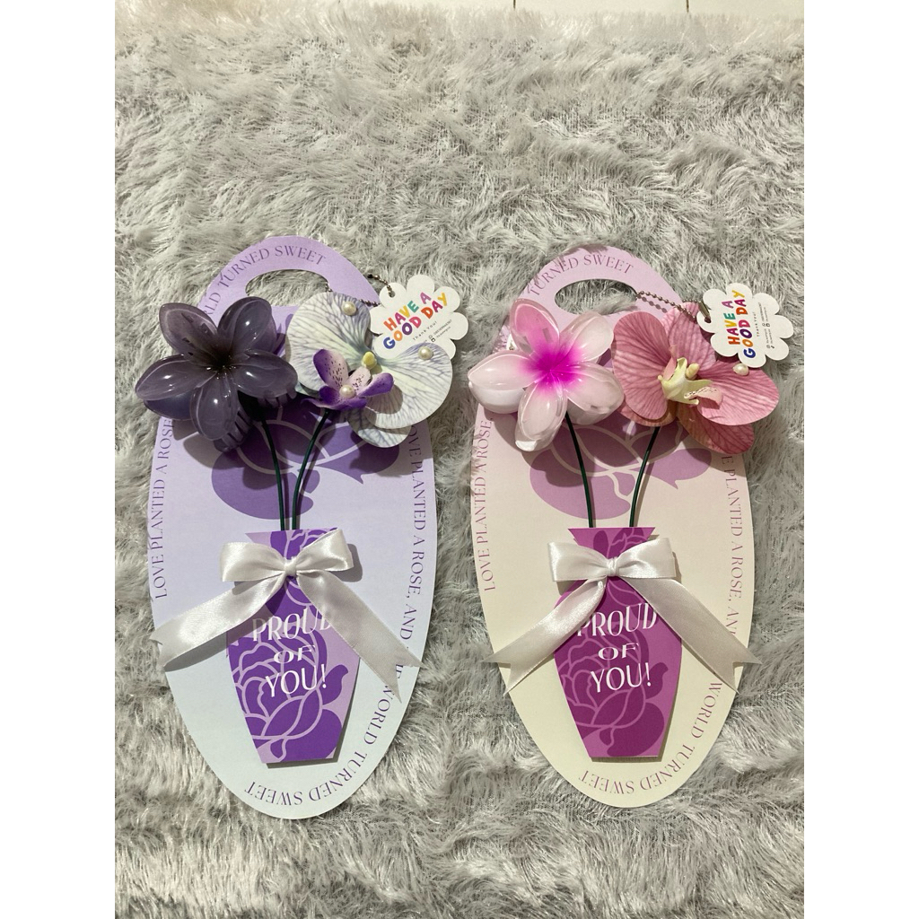 Jual Buket Jedai Hairclip Bouquet Kamboja Hadiah Hari Ibu Guru Flower ...