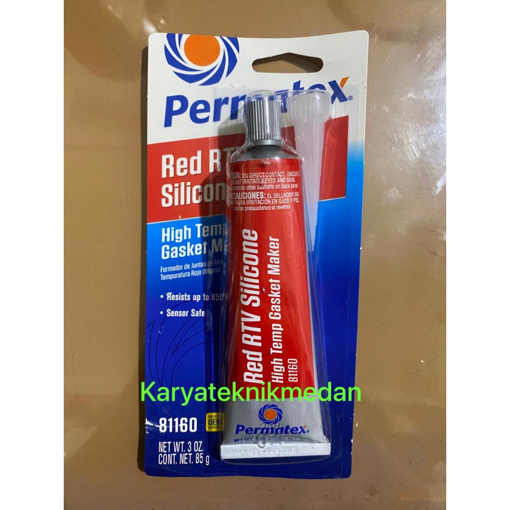 Jual LEM RED | LEM MERAH | LEM PACKING | LEM GASKET PERMATEX RED RTV ...