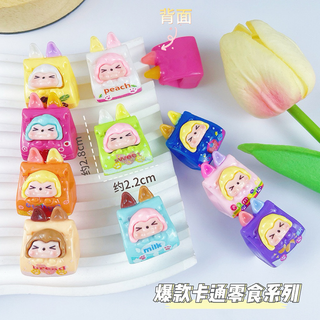 Jual Clay Resin Labubu 3D Labubu Rainbow Bahan Clay Full Warna Warni ...