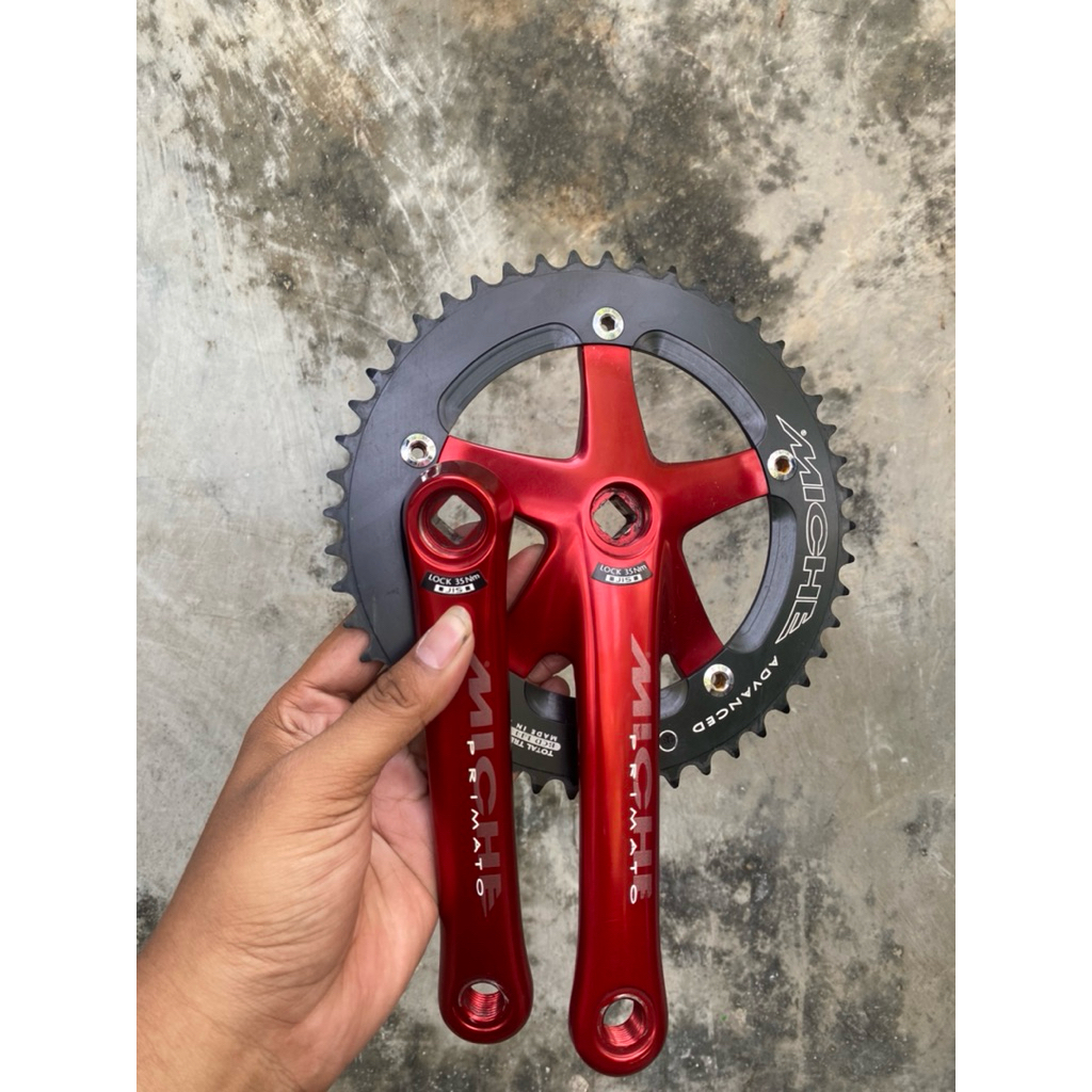 Jual Crankset Miche Primato BCD 144 Chainring 48T Second | Shopee Indonesia