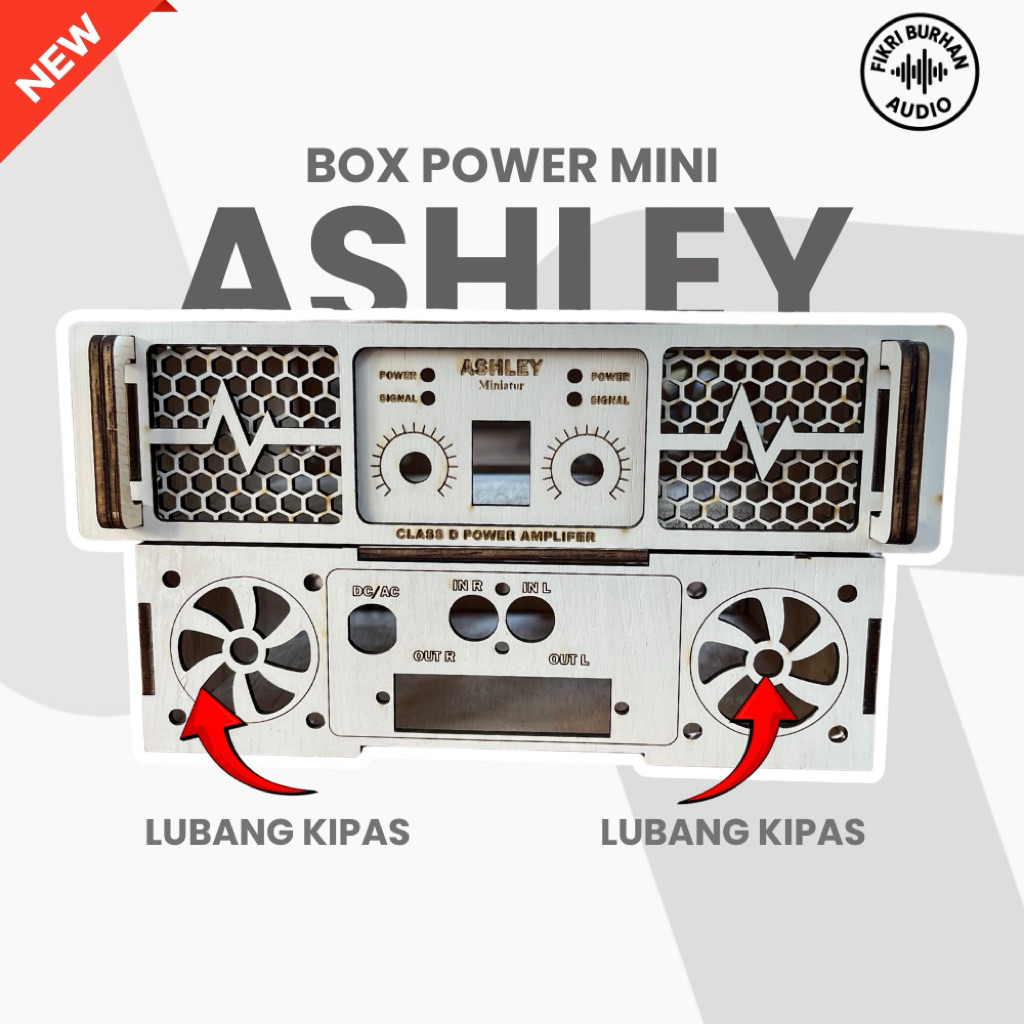 Jual Box Power Amplifier Mini Ashley Model Built UP Lubang Kipas ...