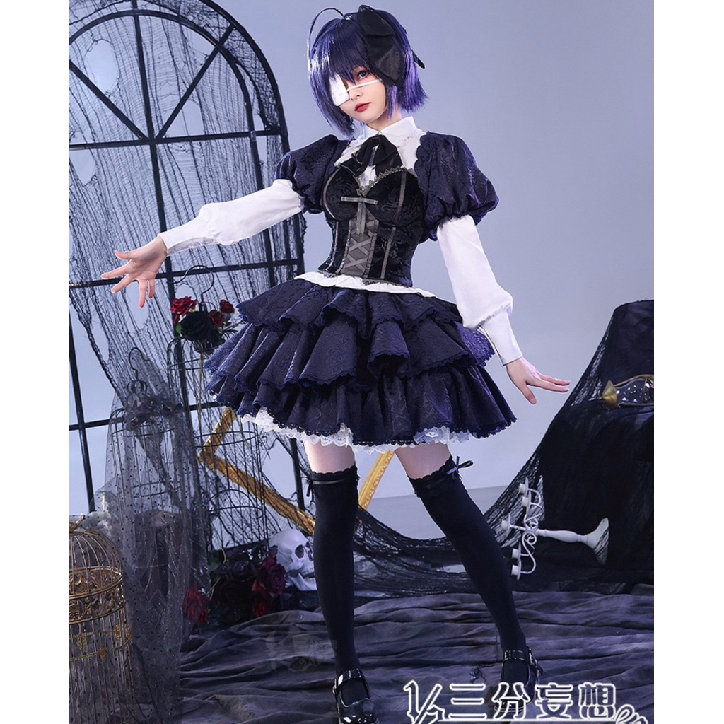 Jual Rikka Takanashi 1/3 Delusion + Wig Costume Cosplay Chuunibyou ...