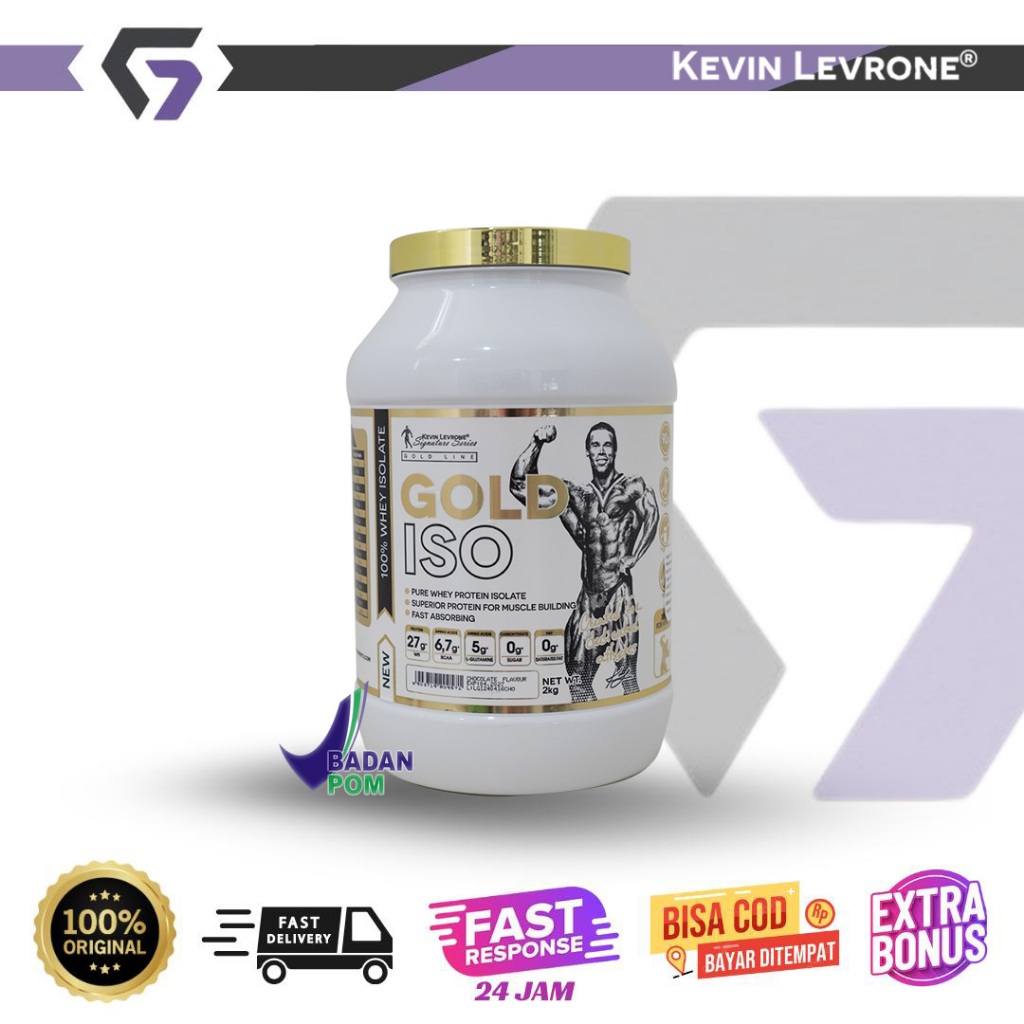 Jual Kevin Levrone Gold Iso 2 Kg Signature Series Protein Whey Isolate ...