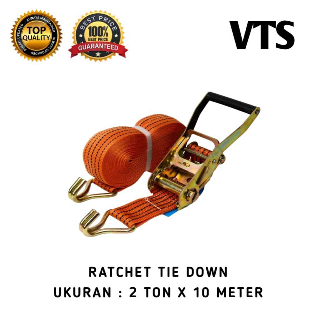 Jual Tali Pengikat Barang Rachet Tie Down 2 Tx10M Cargo Lashing BELT ...